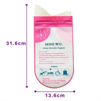 Cina 700CC Urine Bag Disposable Camping Collection Emergency Urinal Bag for Men and Women Portable Pee Bag for Travel Traffic jam in vendita