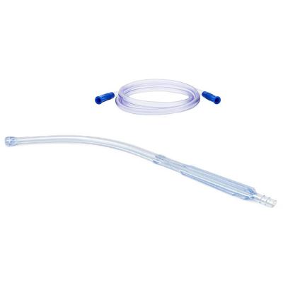 Cina PVC Medical Respiratory Supplies Disposable Medical Surgical Yankauer Suction Infusion Tube in vendita