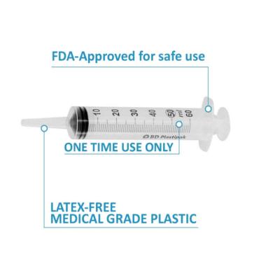 China 60 Ml Disposable Syringe Medicine Administration For Adults , Infants , Toddlers And Small Pets à venda