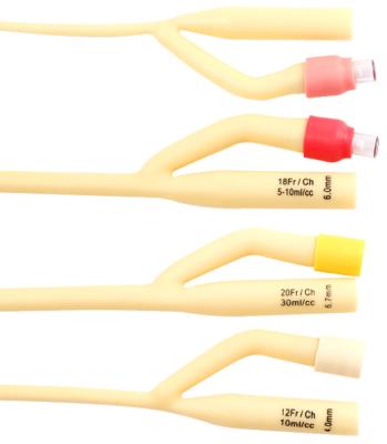 Cina 3 Way foley catheter tip silicone foley catheter customization silicone rubber foley catheter in vendita