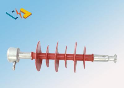 中国 赤い色の懸濁液の合成の長い円柱形碍子10kV ISO9001およびISO14001 販売のため