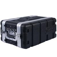 China ABS 4U Shallow Rack Case 8 Inch Depth for Microphone Receiver 19 Inch for sale
