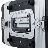 China ABS 4U Shallow Rack Case 8 Inch Depth for Microphone Receiver 19 Inch for sale
