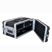 China ABS 4U Shallow Rack Case 8 Inch Depth for Microphone Receiver 19 Inch for sale