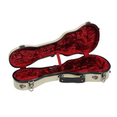 Cina Di 10 colori della vetroresina del soprano delle ukulele rivestimento molle del velluto della cassa duro in vendita