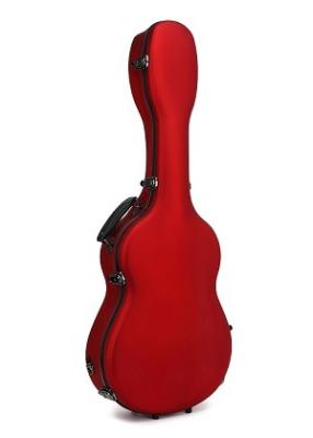 Cina Resistenza della rottura della cassa dello scaffale di Matte Red Fiberglass Classical Guitar in vendita
