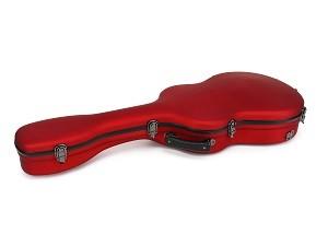 Cina Resistenza della rottura della cassa dello scaffale di Matte Red Fiberglass Classical Guitar in vendita