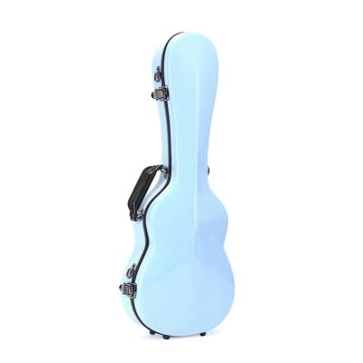 Cina Blu riempito spesso di Tiffiany della cassa dura delle ukulele di tenore della vetroresina di Hardshell in vendita