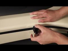 Fibra de vidro Hardshell Banjo Case com Manopla de Couro com Faixa de Ombro