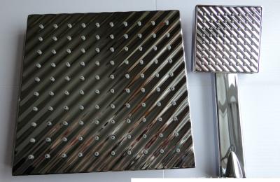 China Durable Square Shower Head Sets , Rain Head Shower With Handheld With Filter for sale
