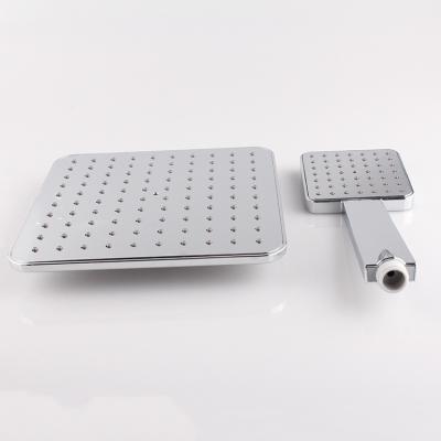 China Rectangular Rain Shower Head Sets , Save Water Shower Head For Massage for sale