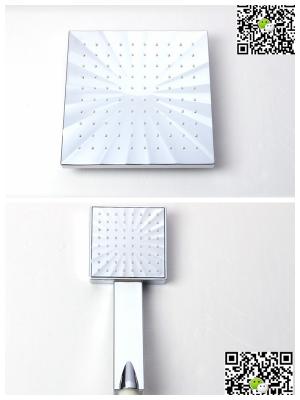 China Small Luxury Rain Shower Head With Filter Stainless Stell Panel Water Saving for sale