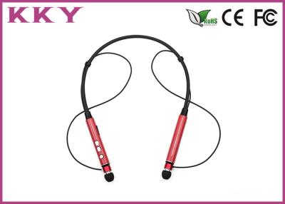 China Super Light Design Neckband Bluetooth Headphones With Mic 104dB Sensitivity for sale