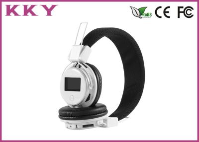 China Built In Microphone Portable Bluetooth Earphones Noise Cancelling With LED Display for sale