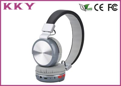 China White On Ear Headphones Wireless , Around Ear Bluetooth Headphones Portable for sale