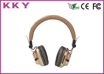China OEM / ODM Accept Portable Bluetooth Earphones With Metal Shell / FM Radio for sale