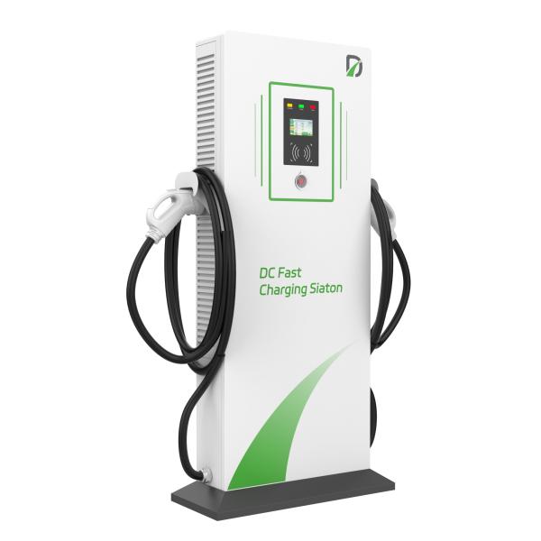 50Hz 60kW DC φορτιστή AC 400V CCS2 7 ιντσών οθόνη LCD με πλήρη ηλεκτρική προστασία
