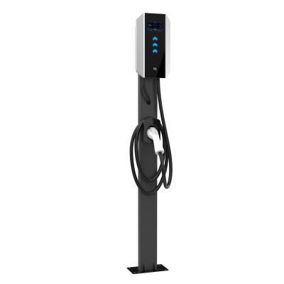 Cina 7kW/11kW/22kW Smart EV Wall Charger Tipo 2 Plug RFID Card Access Mobile App Livello di protezione IP65 in vendita