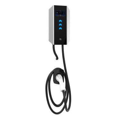 Cina Caricabatterie EV di Tipo 2 a Parete con App RFID 3-in-1 Smart Charging Pile 7kW / 11kW / 22kW in vendita