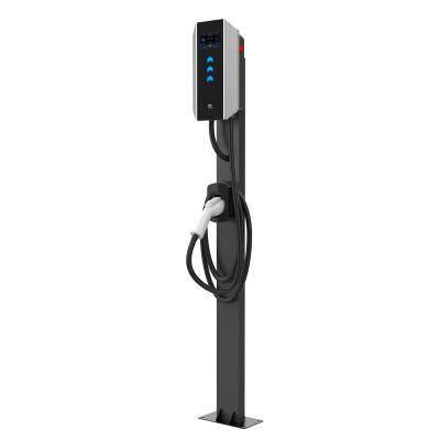 Cina Caricabatterie EV di Tipo 2 a Parete con App RFID 3-in-1 Smart Charging Pile 7kW / 11kW / 22kW in vendita