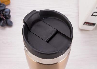 China double wall stainless steel vacuum insulated portable coffee mug with sunction function for sale