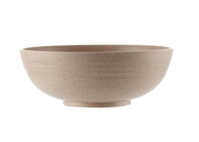 China LFGB certificated corrugatred bowel made from natural materials wheat straw fiber and rice husk for sale