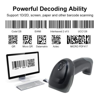 中国 CE FCC RoHS Usb Qr POS バーコード スキャナー 2d データ マトリックス ハンドヘルド 販売のため