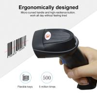China Handheld Wired POS Barcode Scanner Supermarket Checkout USB RS232 1D Bar Code Reader for sale