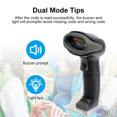 Cina Lettore di codici a barre metallico tenuto in mano 300mm/S di posizione di Luckydoor 1D 2D QR con il cavo di USB in vendita