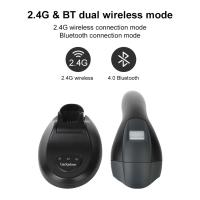 China Wireless Bluetooth 1D 2D Barcode Scanner CMOS Imager With Charging Base / Stand for sale