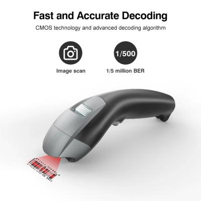 China 1D en 2D Geribde het QR Codescanner van Fast Scanning Handheld van de Streepjescodelezer met Tribune Te koop