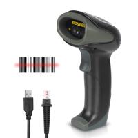 China USB 1500 point CCD Bar Code Reader Handheld 1D Wired Barcode Scanner CE FCC Rohs for sale