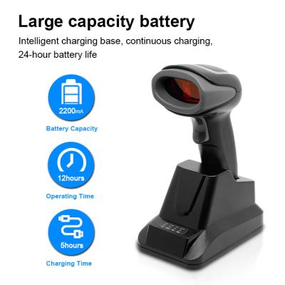 China Luckydoor 1D Bluetooth 2,4 G het Draadloze de Laserabs van de Streepjescodescanner 650nm van PC Materiaal Te koop