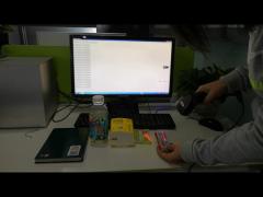 K-211 1d prêt à l'emploi a câblé le lecteur de code barres du code 93 de Plessey MSI de scanner de code barres