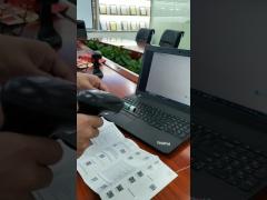 Bluetooth 1D 2D Barcode Scanner Wireless QR Barcode Scanner With 1400mAh Battery