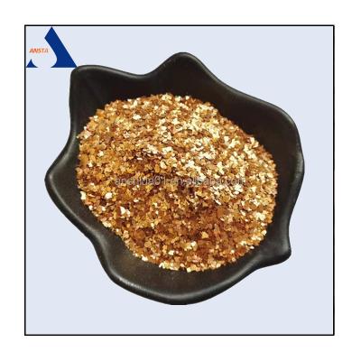 Cina Fiocchi di flogopite 1000 kg Al2O3 Contenuto % 13,3-32,0 Fiocchi di mica dorata in vendita