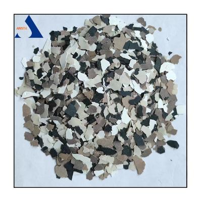 Cina Colori compositi Flakes di vernice decorativa per la costruzione di rivestimento pavimento epossidico misto in vendita