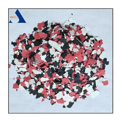 Cina Colori compositi Flakes di vernice decorativa per la costruzione di rivestimento pavimento epossidico misto in vendita