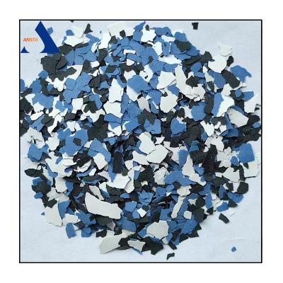 Cina Colori compositi Flakes di vernice decorativa per la costruzione di rivestimento pavimento epossidico misto in vendita