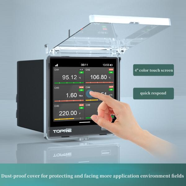 Quality Embedded Panel Data Acquisition System Smart K Type 8 Channel Paperless Temperature Recorder for sale