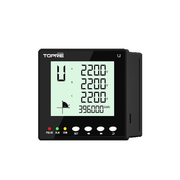 Quality 3W Electric Power Meter Current Voltage Measurement Electrical Meter Panels IP65 for sale