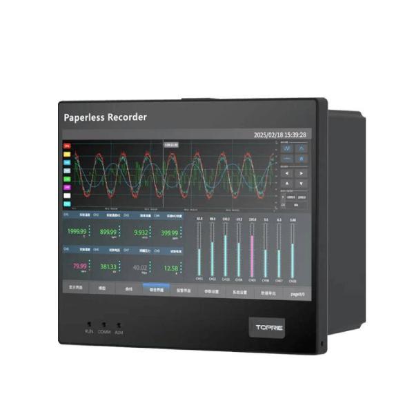 Quality Multifunction Paperless Recorder Smart Data Logger Temperature Pressure Analysis Built in Data Acquisition Modules for sale