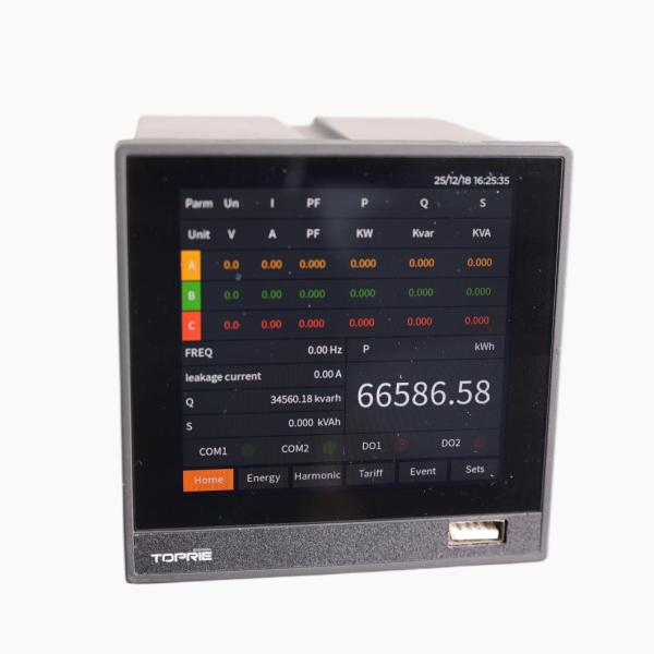 Quality Smart Digital LCD Display Energy Meter RS485 Multifunctional 3 Phase Voltage for sale