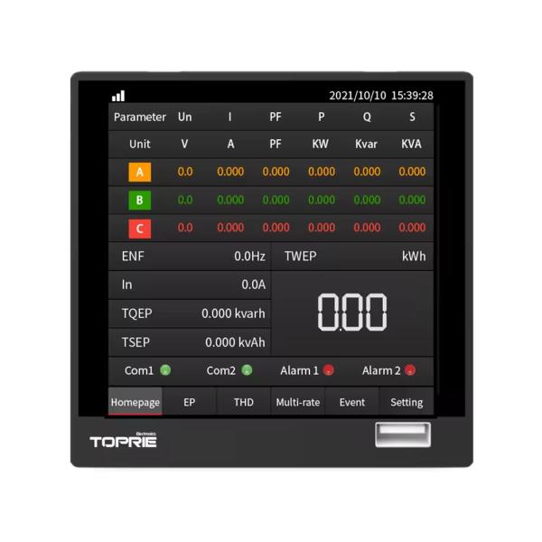 Quality Multi-Function Power Quality Meter Three-Phase EnergyMeter 485 Electric Meter for sale
