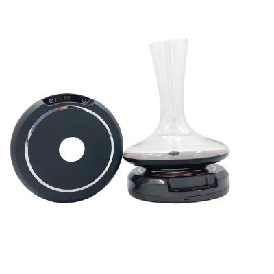 China New 2022 newly design classic/postmodern plastic electric wine decanter bottoms for party for sale