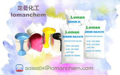 China Small Particle Size Of Precipitated Barium Sulfate & Loman Brand with Competitive Price for sale