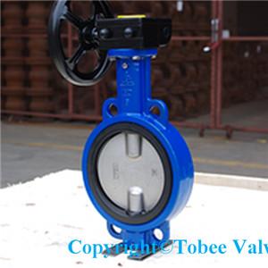 China Wafer Type Double Eccentric Butterfly Valve for sale