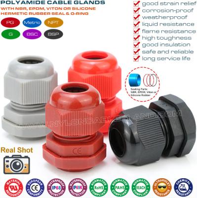 China Dome Cap Cable Glands Hermetic IP68 Plastic Synthetic Nylon with BSC, G & BSP Threads for sale