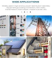 China SM Type Busbar Standoff Insulators, SM25 Polyester Low Voltage Insulator with Screw M6 & BMC/SMC Busbar Supporter for sale