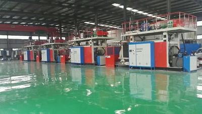 China Automatische machine voor het maken van kunststofpalletten Extrusieblaasvormmachines Te koop